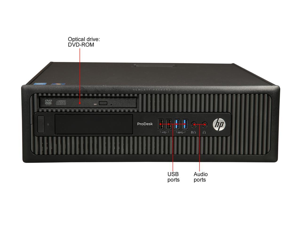 Refurbished: HP A Grade Desktop Computer ProDesk 600 G1 - SFF Intel ...