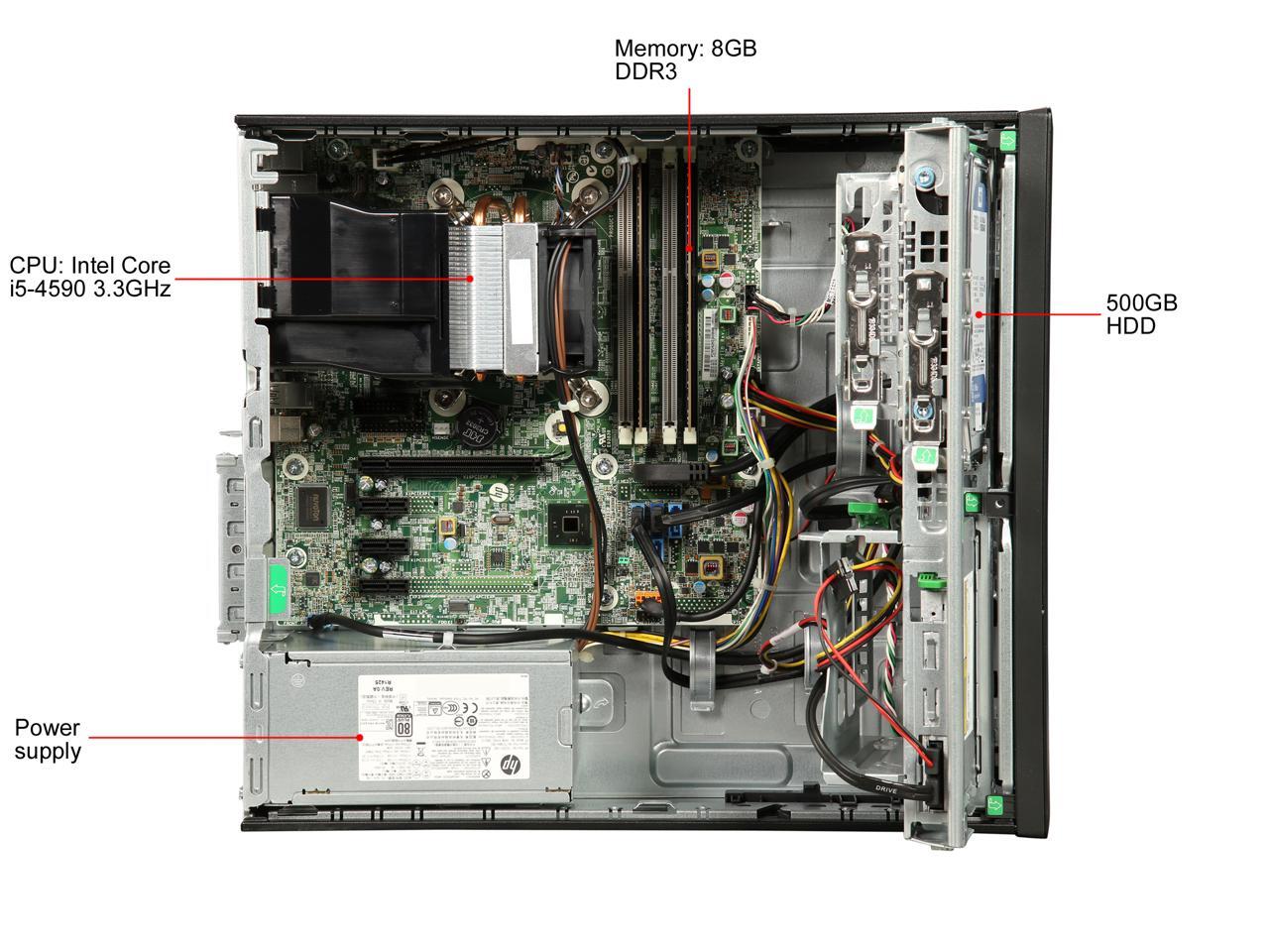 Refurbished: HP A Grade Desktop Computer ProDesk 600 G1 - SFF Intel ...