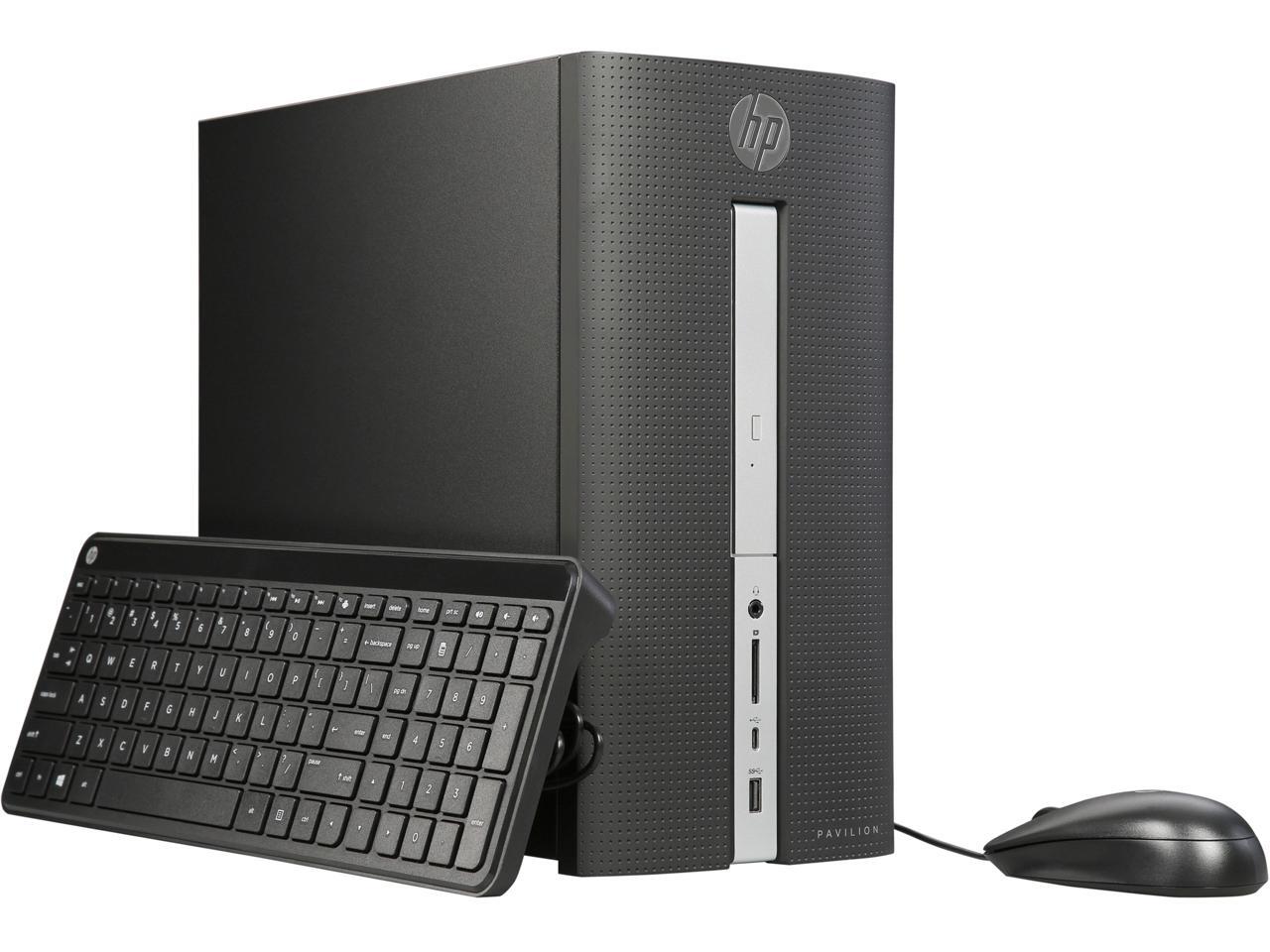 Refurbished: HP Desktop Computer Pavilion 570-p014 A10-Series APU A10 ...