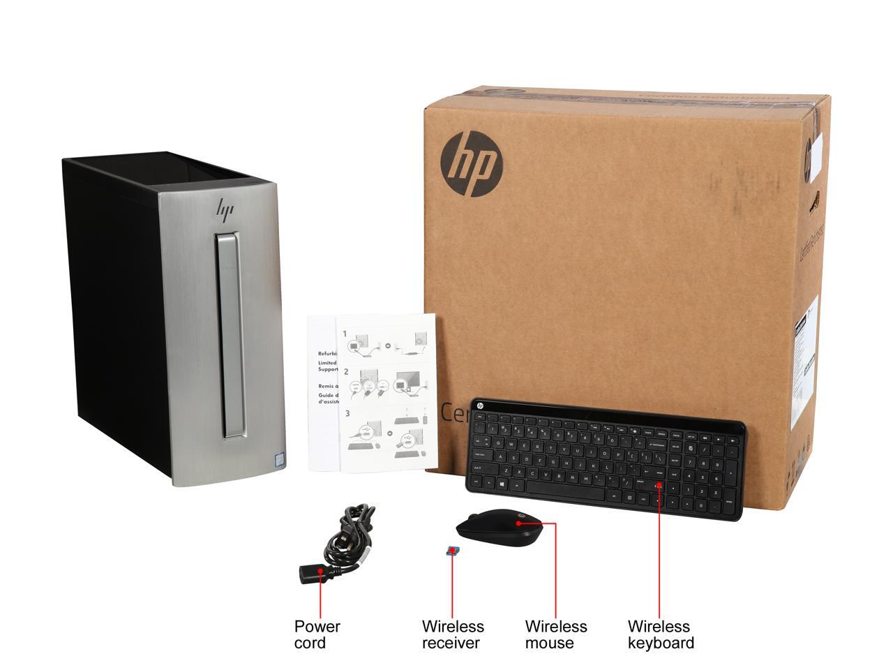 Refurbished: HP Desktop Computer ENVY 750-414 Intel Core i5-6400 12GB ...