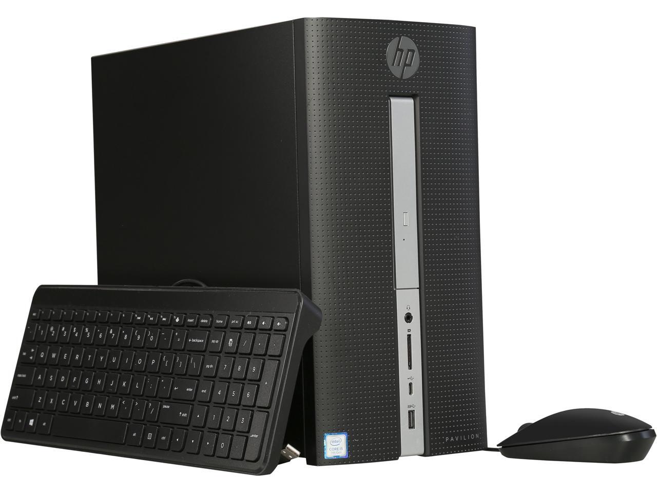 Refurbished: HP Desktop Computer Pavilion 570-P027C Intel Core i5-7400 ...