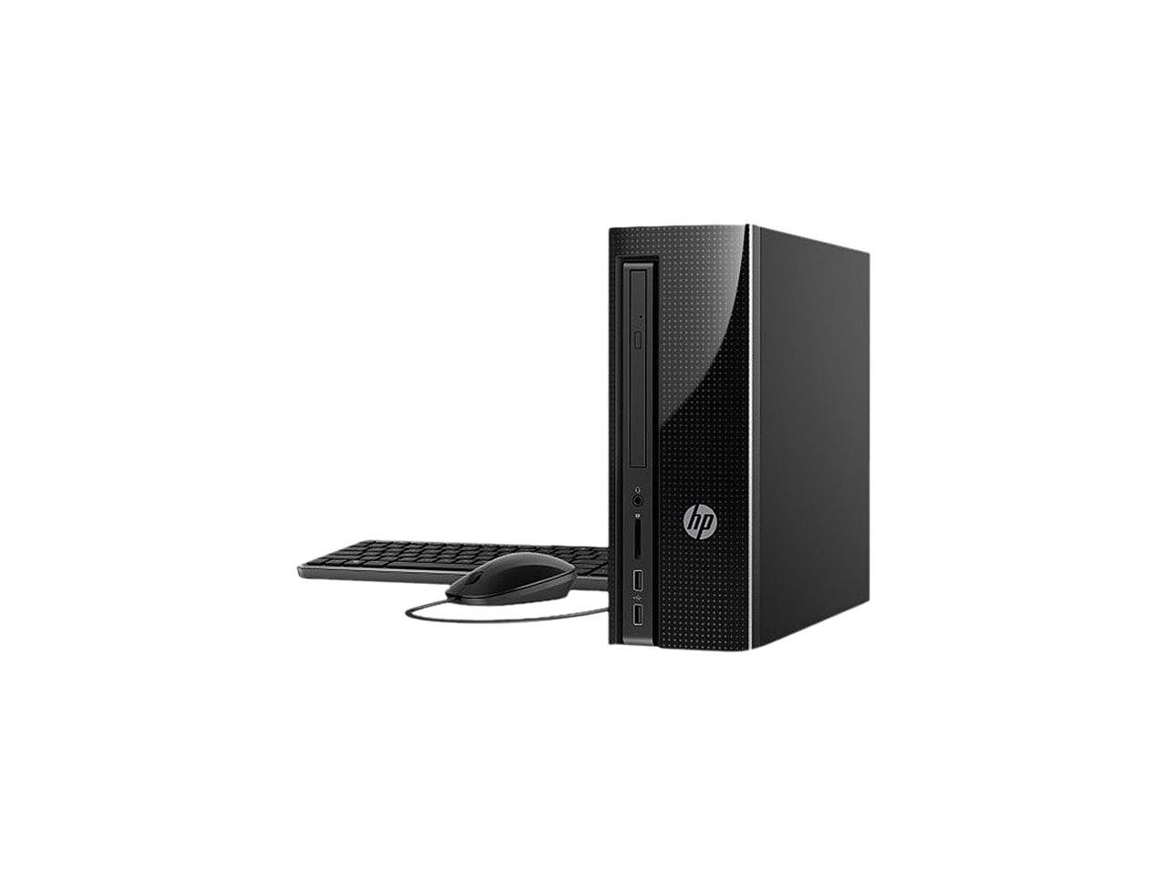 Refurbished: HP Desktop Computer Slimline 270-p026 Intel Core i3-7100T ...