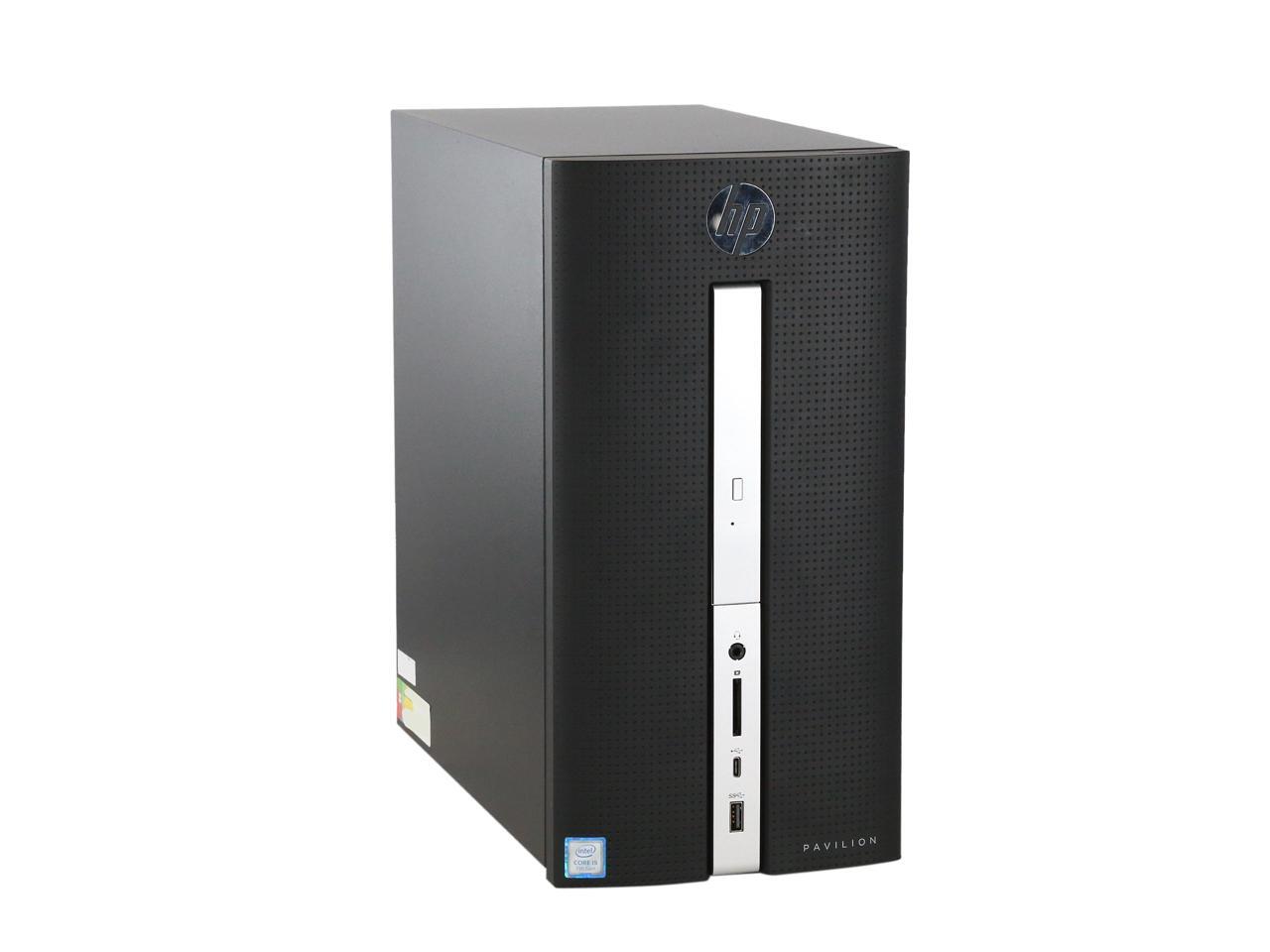 Refurbished: HP Desktop Computer Pavilion 570-p049 Intel Core i5-7400 ...