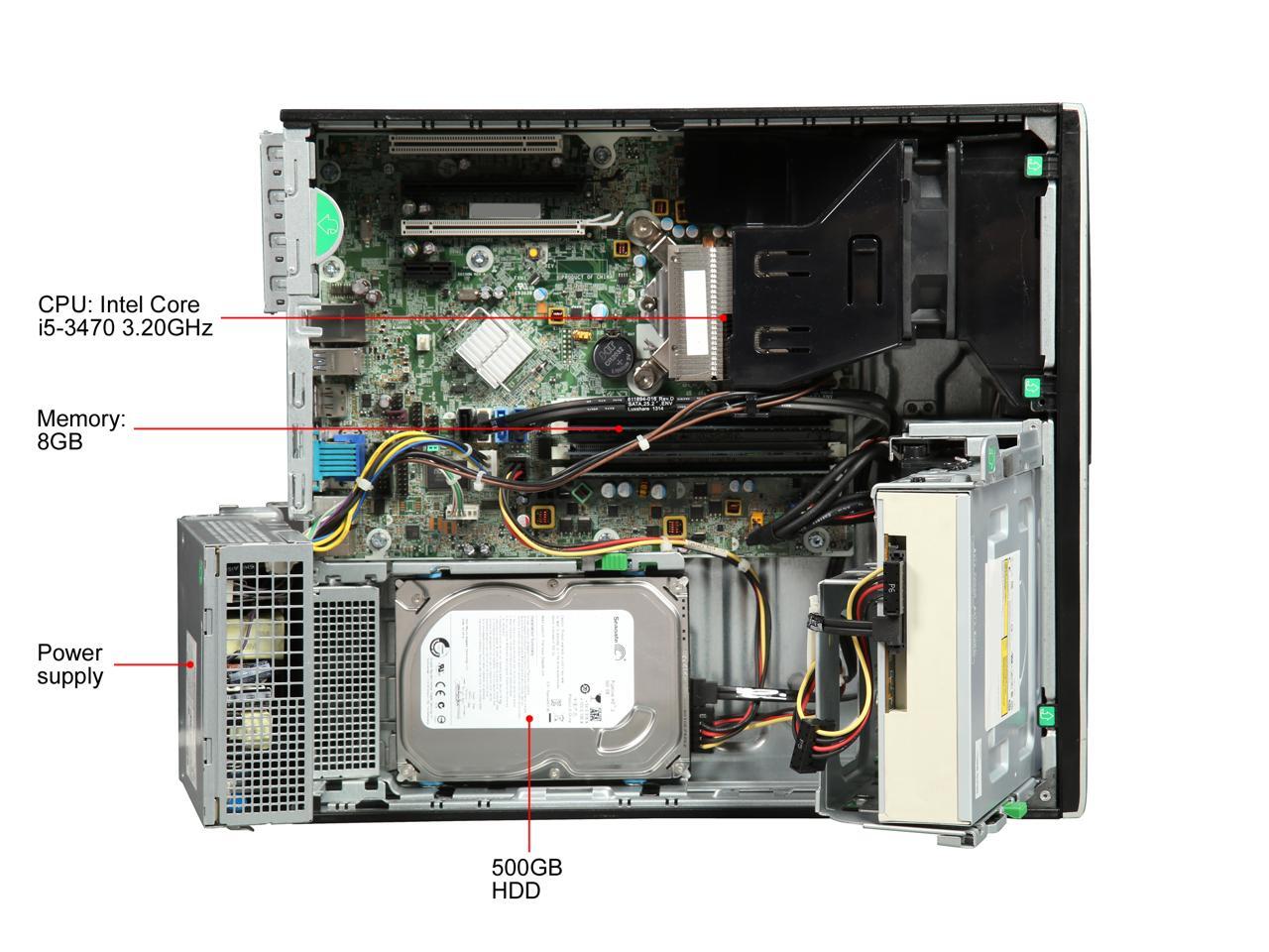 Refurbished: HP Compaq Desktop Computer 8300 Elite Intel Core i5 3rd ...