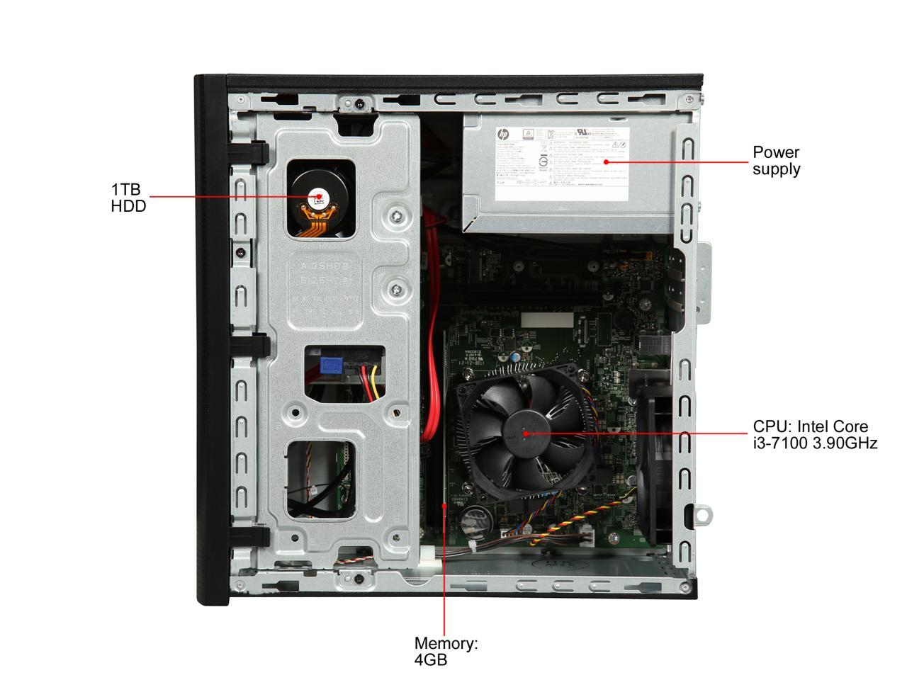 Refurbished: HP Grade A Desktop Computer Pavilion 570-P054 Intel Core ...