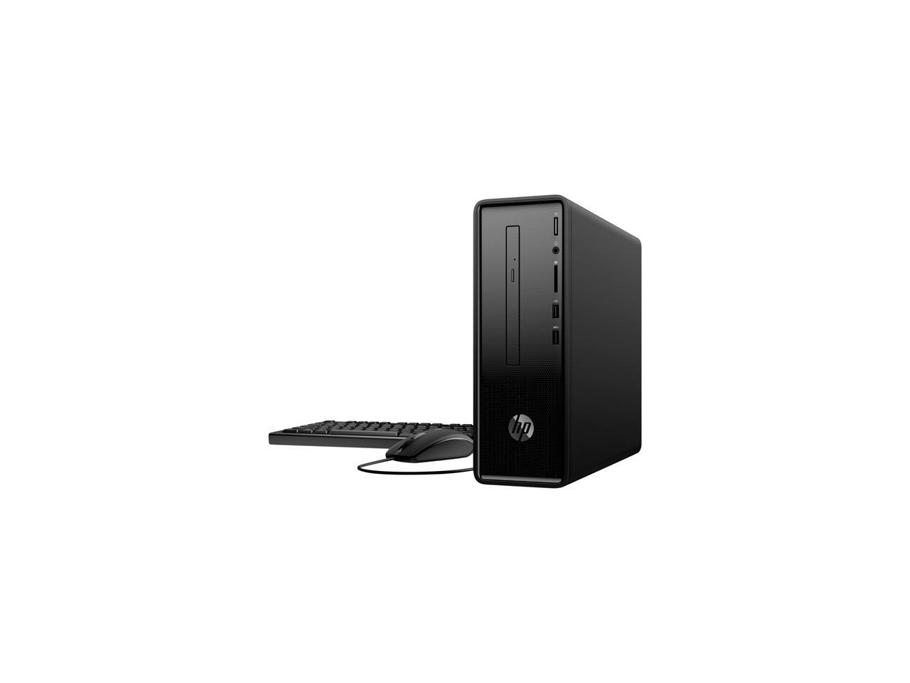 HP Desktop Computer Slimline 290-a0011 AMD A6-9225 4GB DDR4 1TB HDD ...