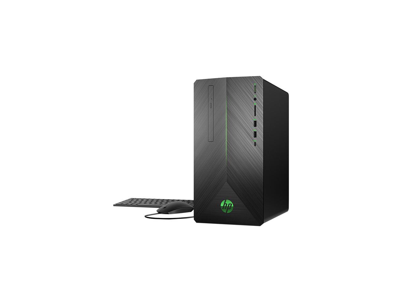 HP Gaming Desktop Pavilion 690-0019 Ryzen 5 2400G (3.60 GHz) 8 GB DDR4 2 TB HDD 128 GB SSD AMD ...