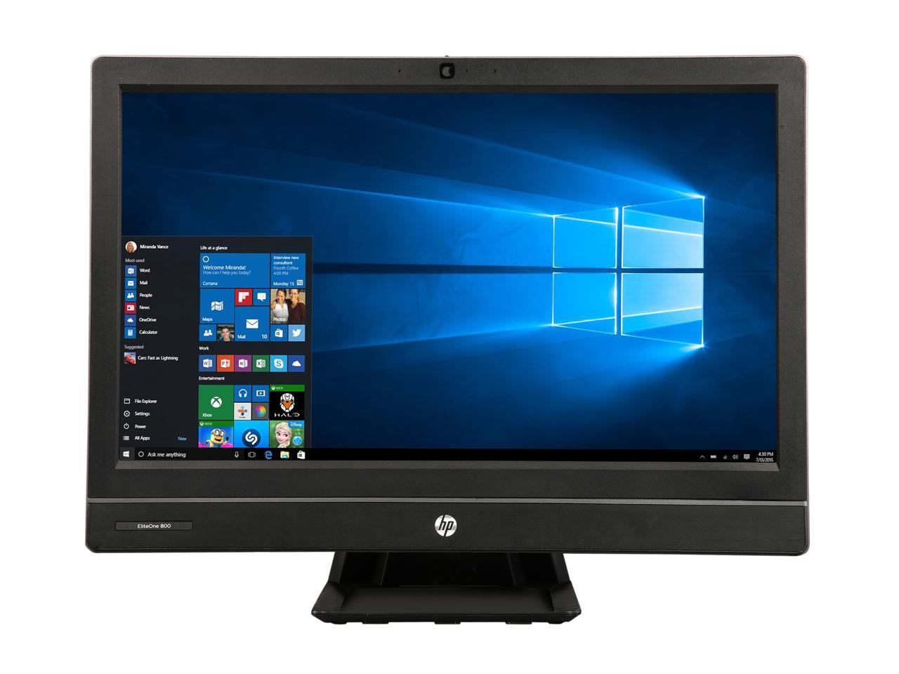 Refurbished: HP All-in-One Computer EliteOne 800 G1 Intel Core i5-4570S ...
