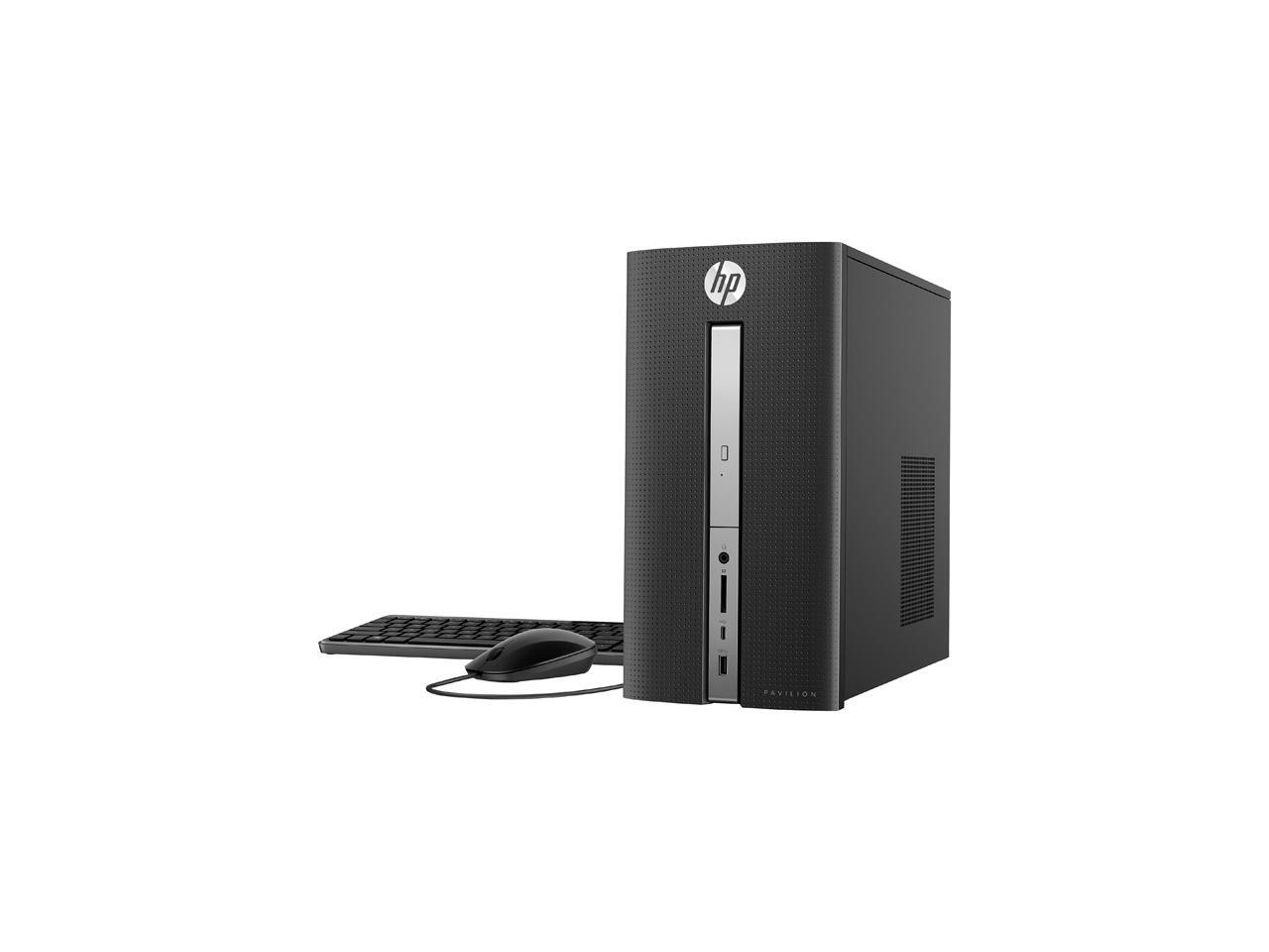 Refurbished: HP Desktop Computer Pavilion 570-p026 Intel Core i5-7400 ...