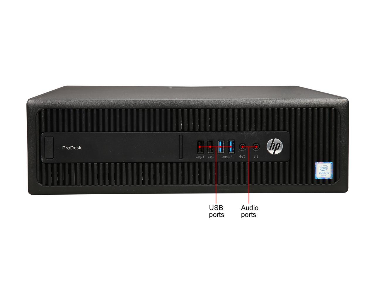 Refurbished: HP Grade A Desktop Computer ProDesk 600 G2 Intel Core i5 ...