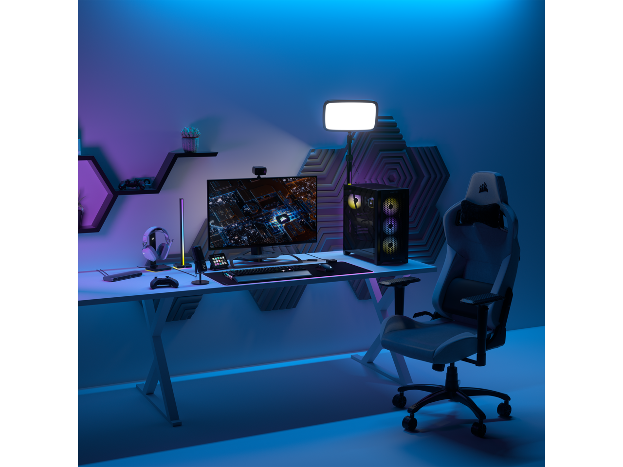 CORSAIR VENGEANCE i7500 Series Gaming PC - Liquid Cooled Intel Core i5 ...