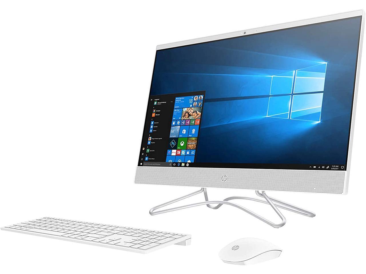 HP All-in-One Computer 24-f1009 AMD Athlon 300U (2.4 GHz) 8 GB DDR4 2 ...