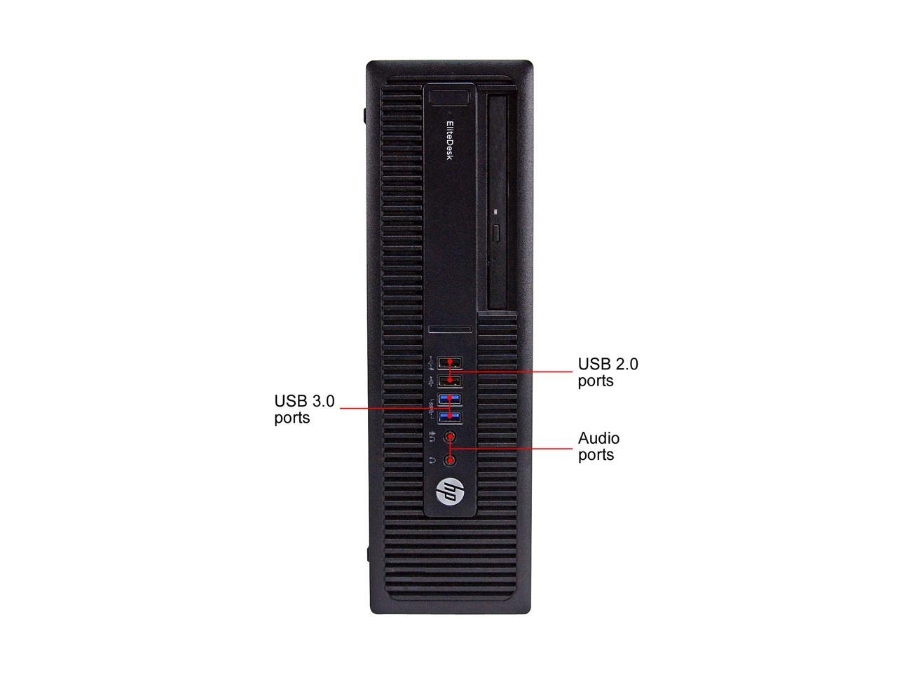 Refurbished: HP Desktop Computer EliteDesk 800 G2-SFF Intel Core i5 ...