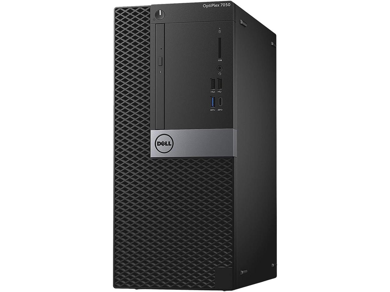 Refurbished: DELL Desktop Computer 7050-T Intel Core i7-6700 16GB DDR4 ...