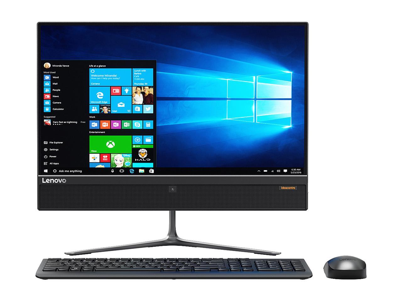 Lenovo All-in-One Computer 520-24IKL F0D1001SUS Intel Core i7-7700T 8GB ...