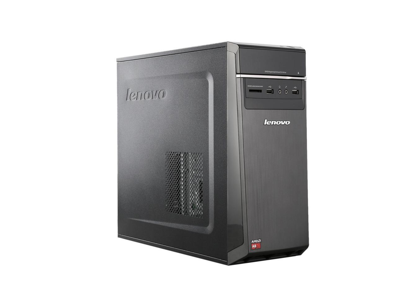 Open Box: Lenovo Desktop Computer H50 (90BG003LUS) A8-Series APU A8 ...
