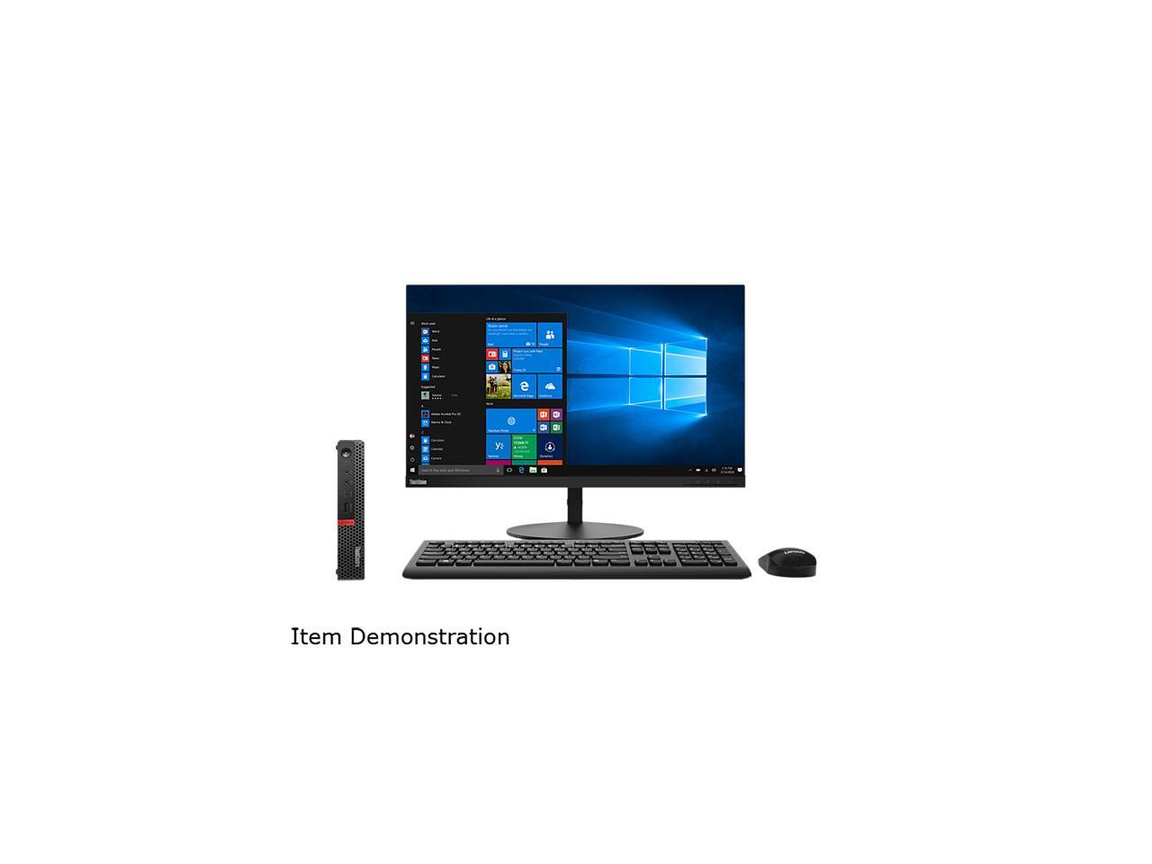 Lenovo ThinkCentre M920q 10RS0036US Desktop Computer - Core i7 i7-8700T ...