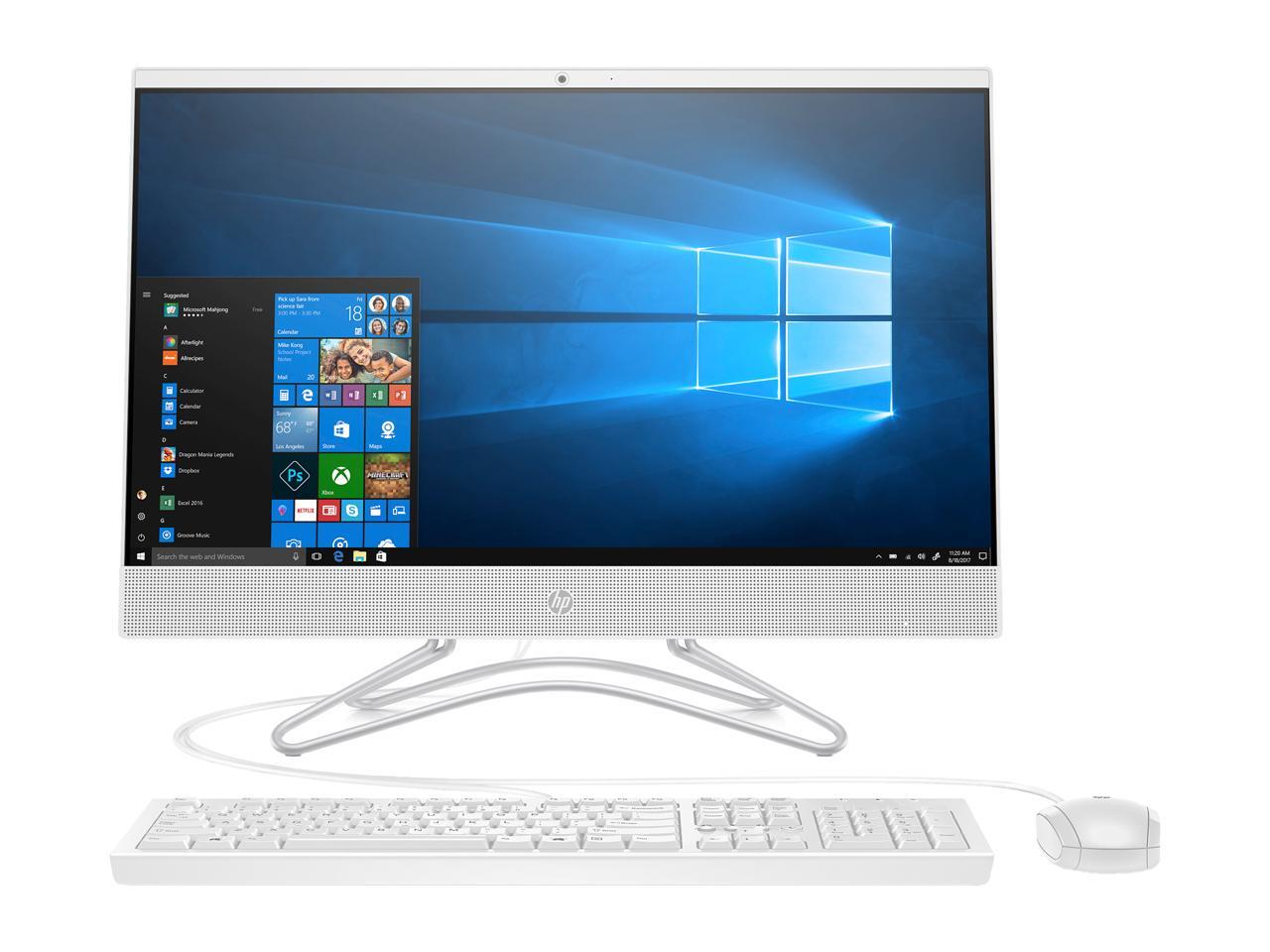 HP All-in-One Computer 24-f0020 AMD A9-9425 8GB DDR4 1TB HDD 23.8 ...