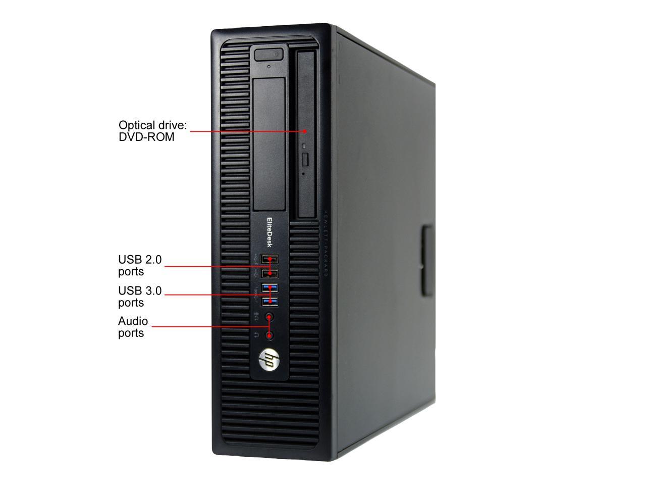 Refurbished: HP Desktop Computer 705 G1 AMD A4 PRO-7300B 8GB DDR3 500GB ...