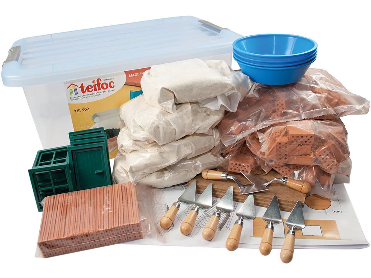 Teifoc 502 School Set Brick and Mortar Construction Kit Assortment ...