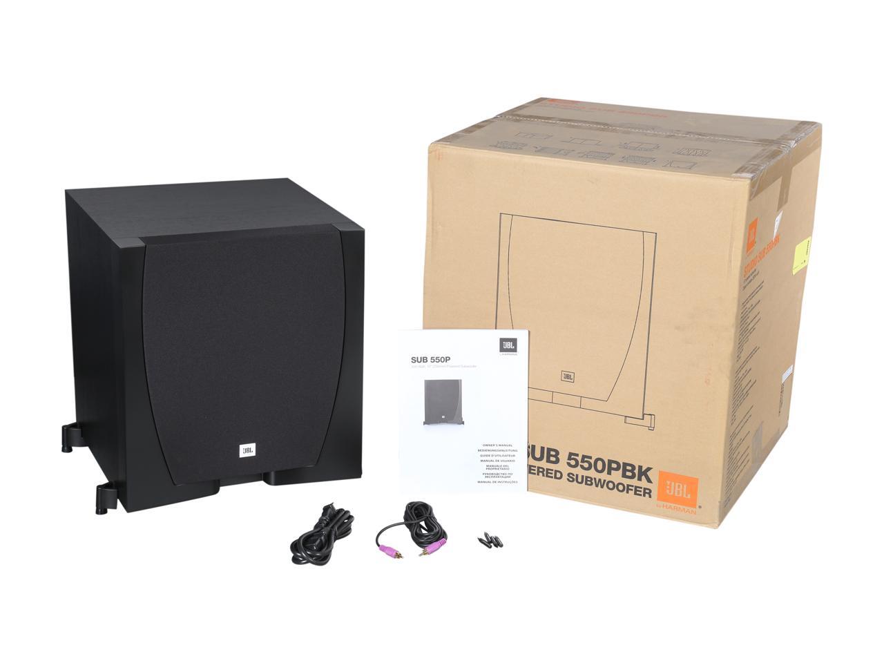 JBL Sub 550 10" (250mm) subwoofer with built-in 300W RMS amplifier ...