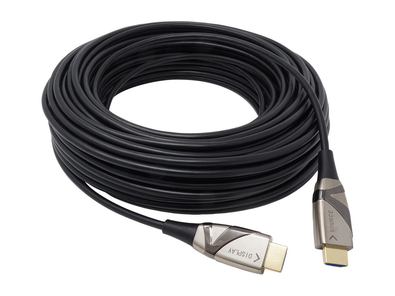 DAT 6546D 4K HDMI 2.0 Fiber Optic Ultra HD Cable - 100 ft. - Newegg.com