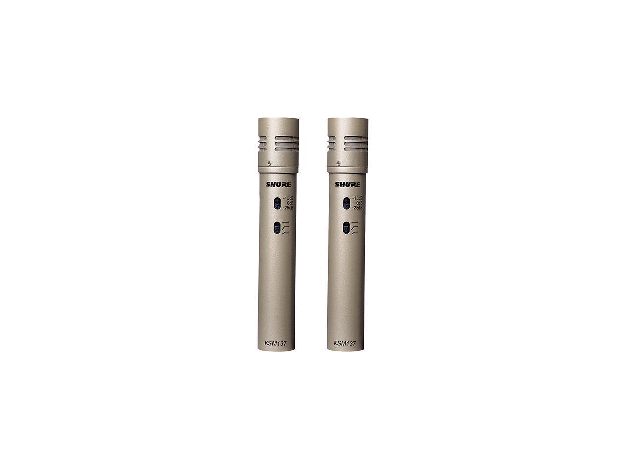 Shure KSM137/SL Stereo Mic Pair with Accessories - Newegg.com