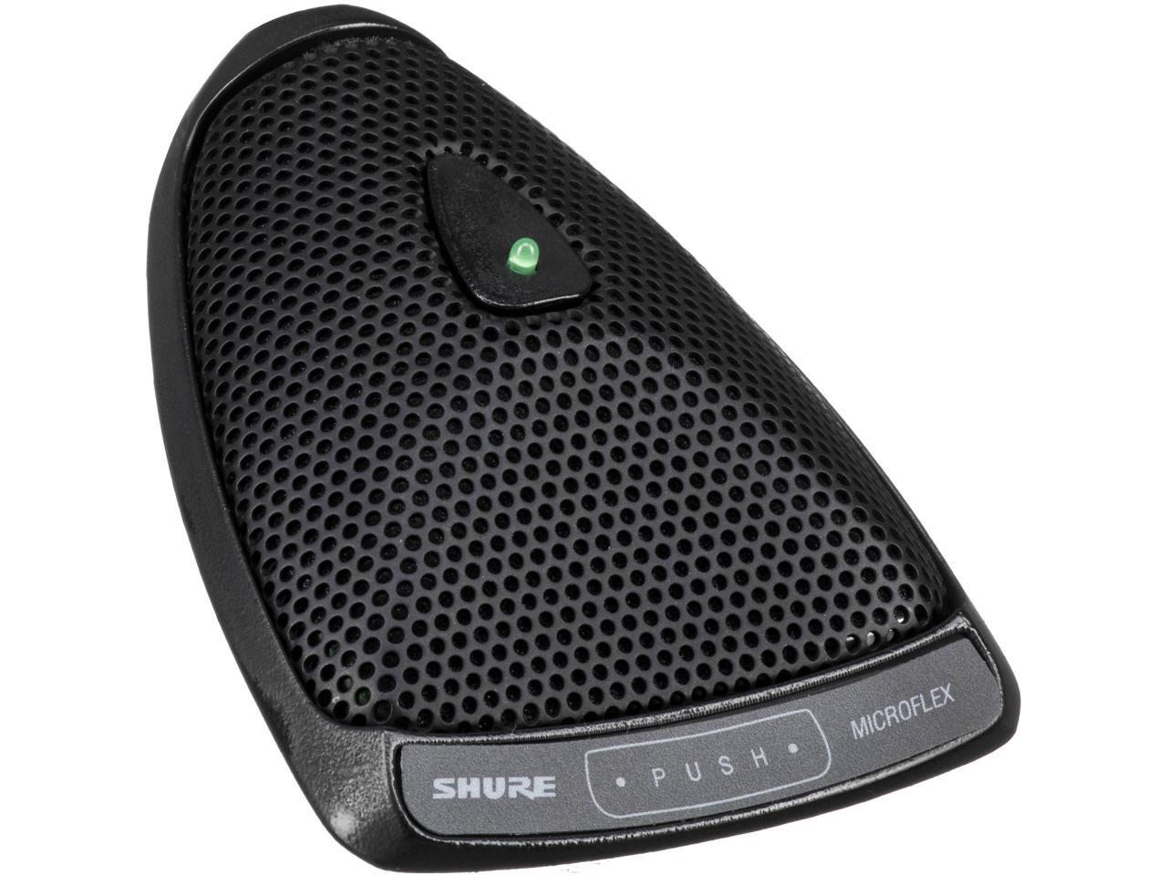 Shure MX393/C Microflex Cardioid Black Boundary Condenser Microphone ...