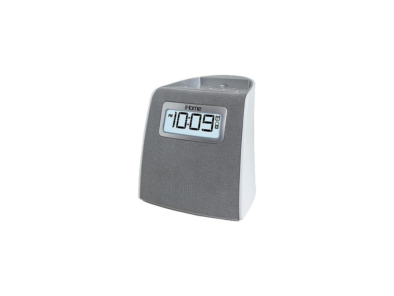 iHome iPL22W iPhone/iPod Clock Radio with Lightning Dock (White ...