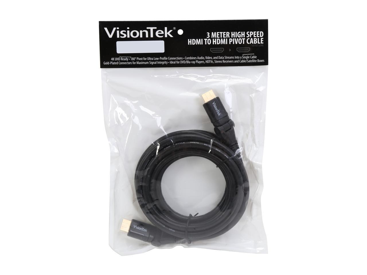 VisionTek 900750 10 ft. HDMI Pivot Cable 10 ft (M/M) - Newegg.com