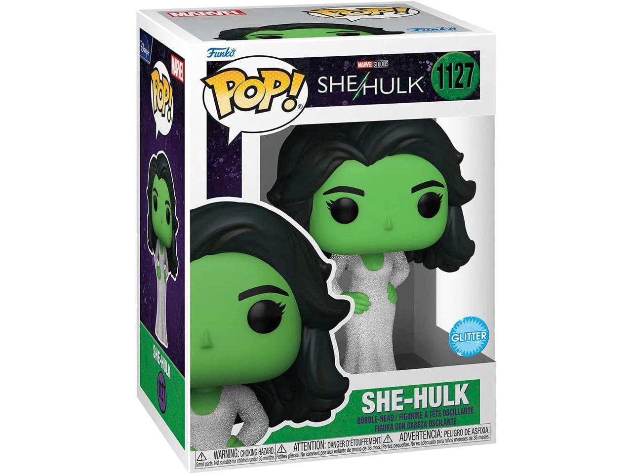Funko Pop! Marvel: She-Hulk - She-Hulk in Gala Dress with Glitter 64197 ...