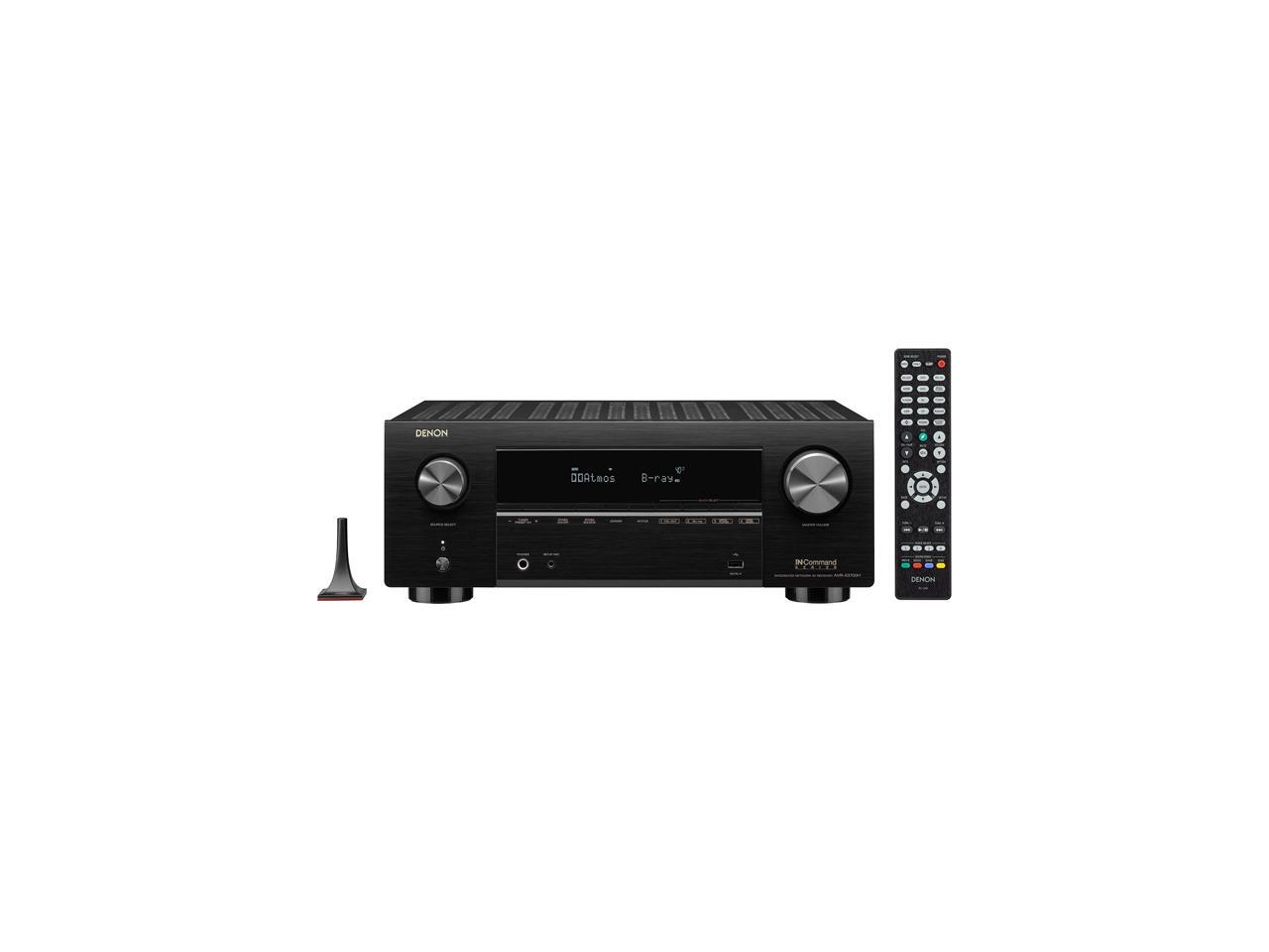 Denon - AVR-X3700H 8K Ultra HD 9.2 Channel (105 Watt X 9) AV Receiver ...