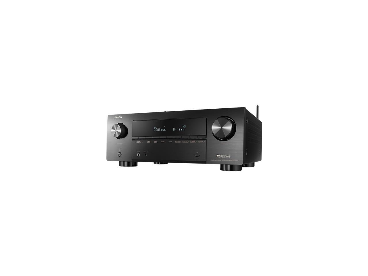 Denon - AVR-X3700H 8K Ultra HD 9.2 Channel (105 Watt X 9) AV Receiver ...