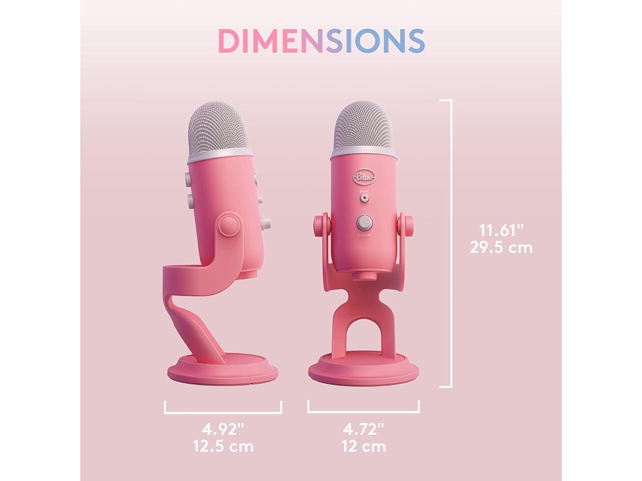 Logitech Blue Yeti Premium USB Gaming Microphone for Streaming, Blue VO ...