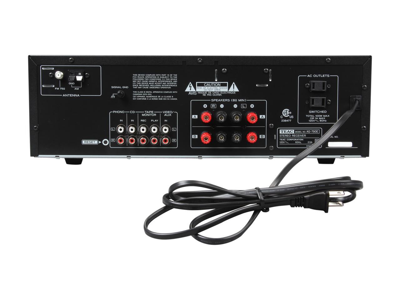 TEAC AG-790 AM/FM Stereo Receiver - Newegg.com