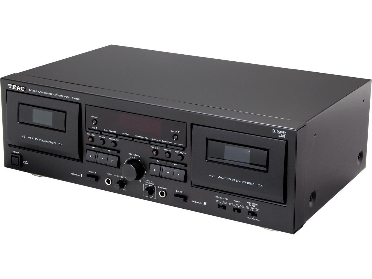 TEAC W890R-B Portable Cassette Player - Newegg.com