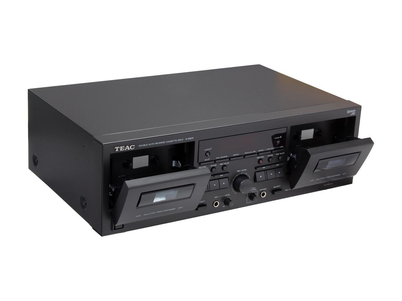 TEAC W890R-B Portable Cassette Player - Newegg.com