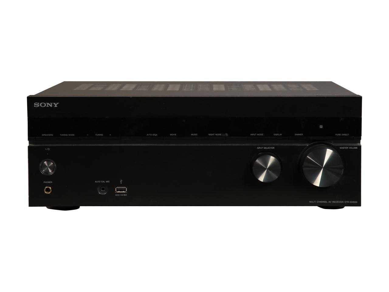 Refurbished: SONY STR-DH550 5.2-Channel Receiver with No Microphone ...