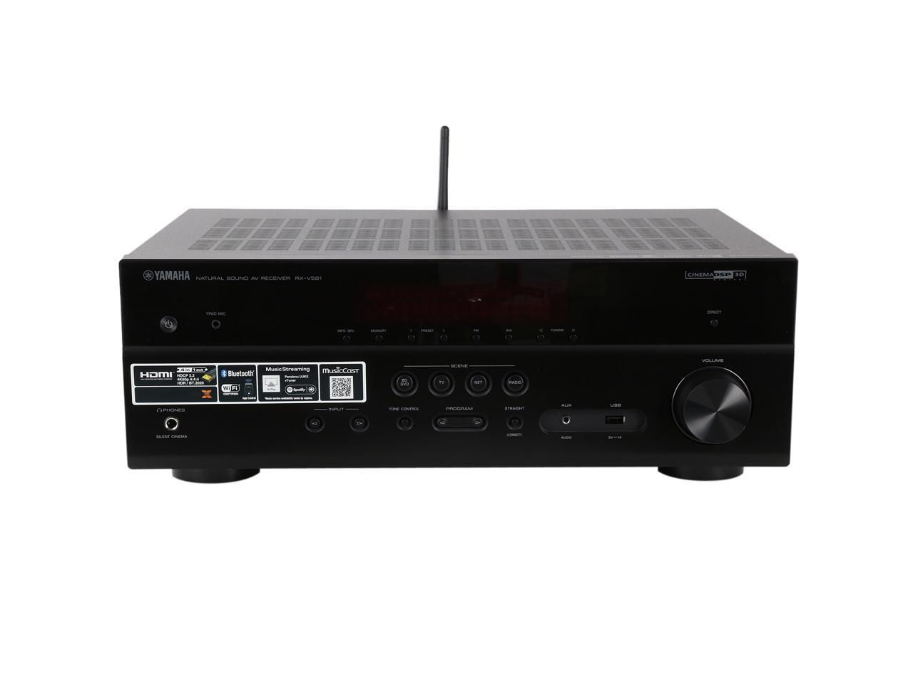 Open Box: Yamaha RX-V581 7.2-Channel Network A/V Receiver, Black ...