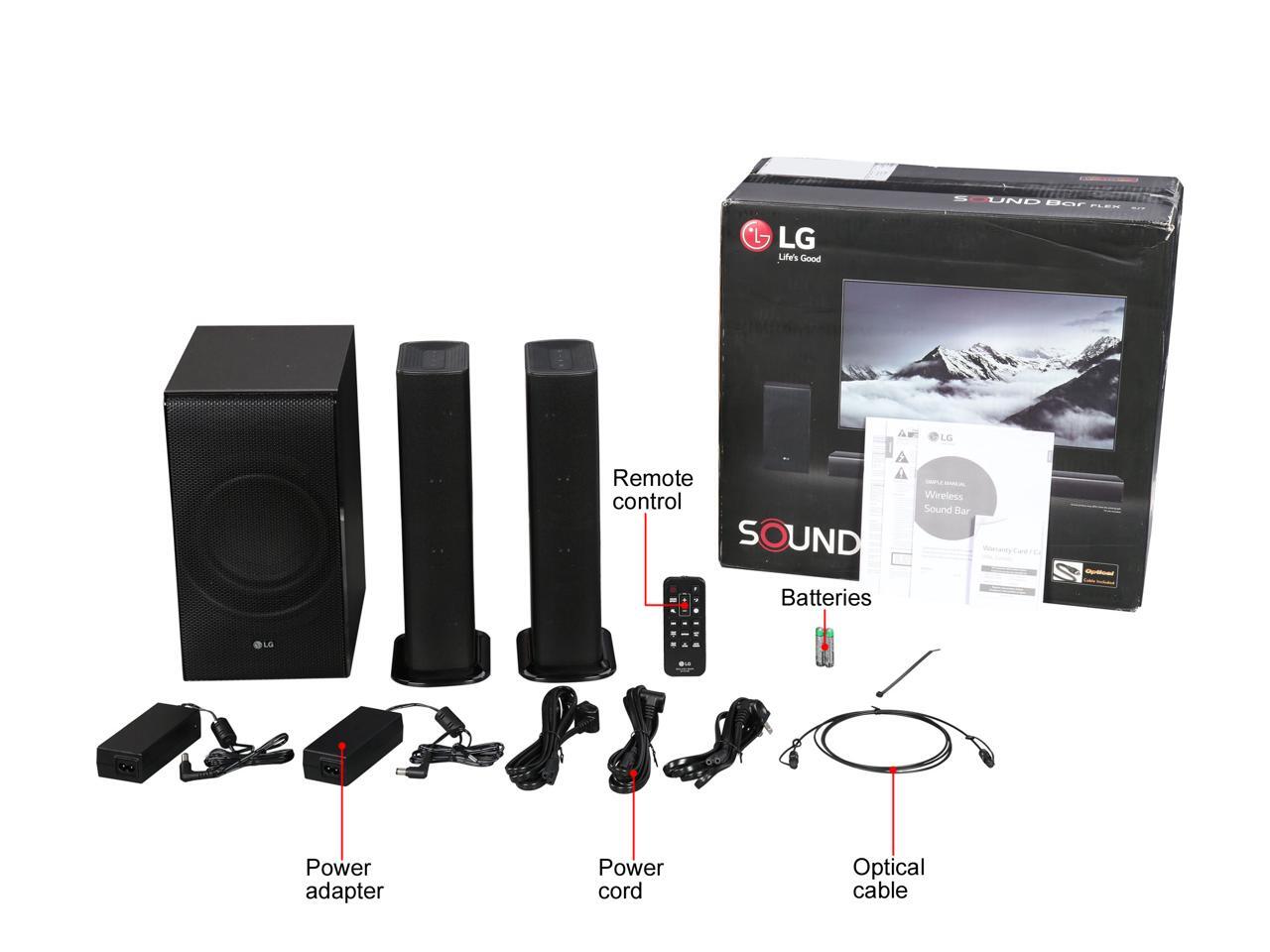 LG Electronics SJ7 Soundbar Flex with Wireless Subwoofer - Newegg.ca