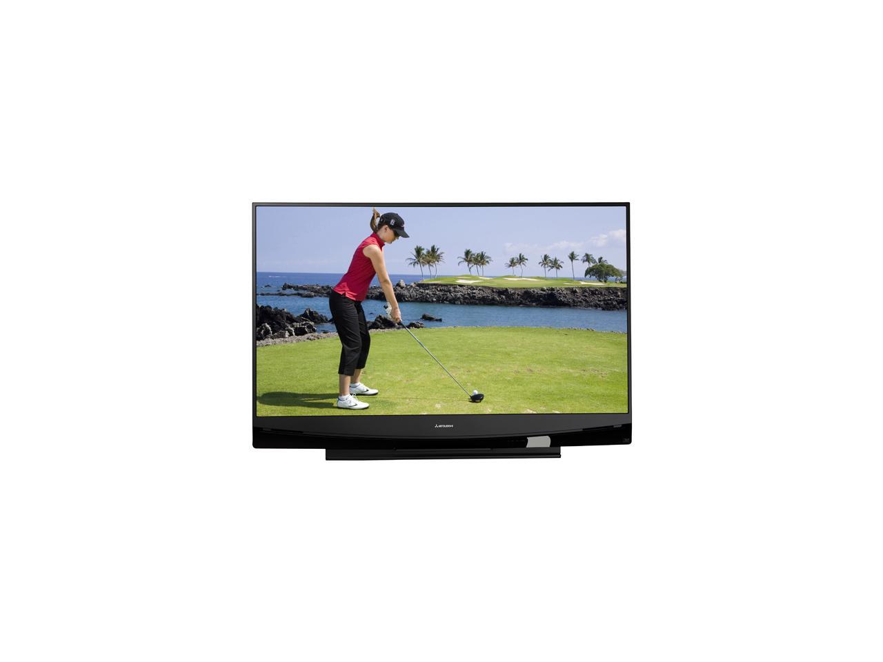 MITSUBISHI ELECTRIC 60" DLP 120Hz Rear Projection HDTV - WD-60737 ...