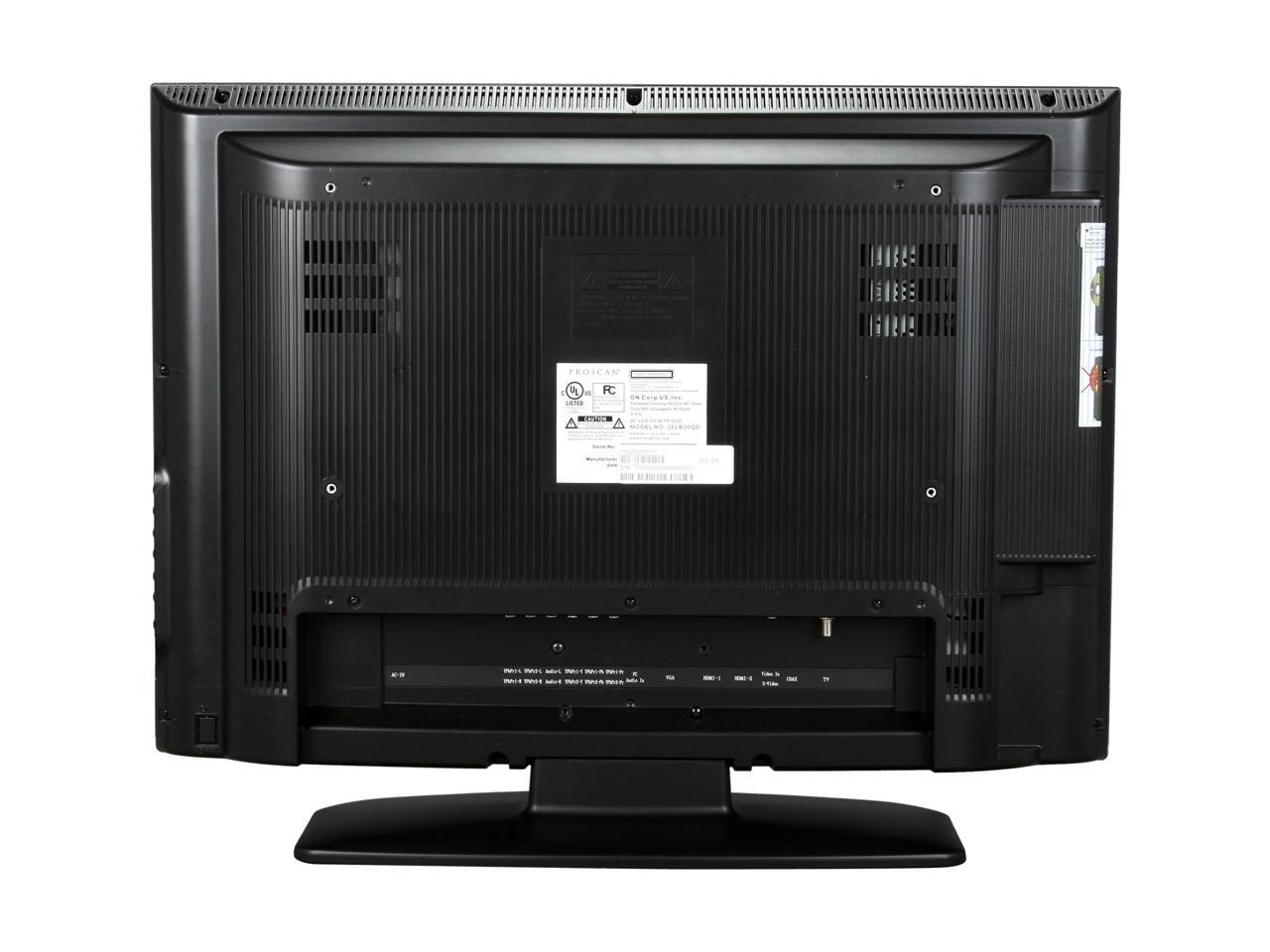 Refurbished: Proscan 26LB30QD 26" Black 720p LCD HDTV With Built-In DVD ...