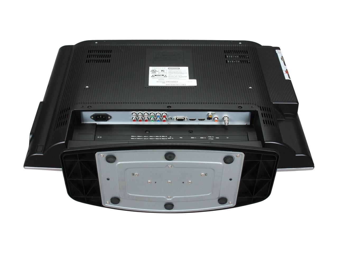 Refurbished: Proscan 26LB30QD 26" Black 720p LCD HDTV With Built-In DVD ...