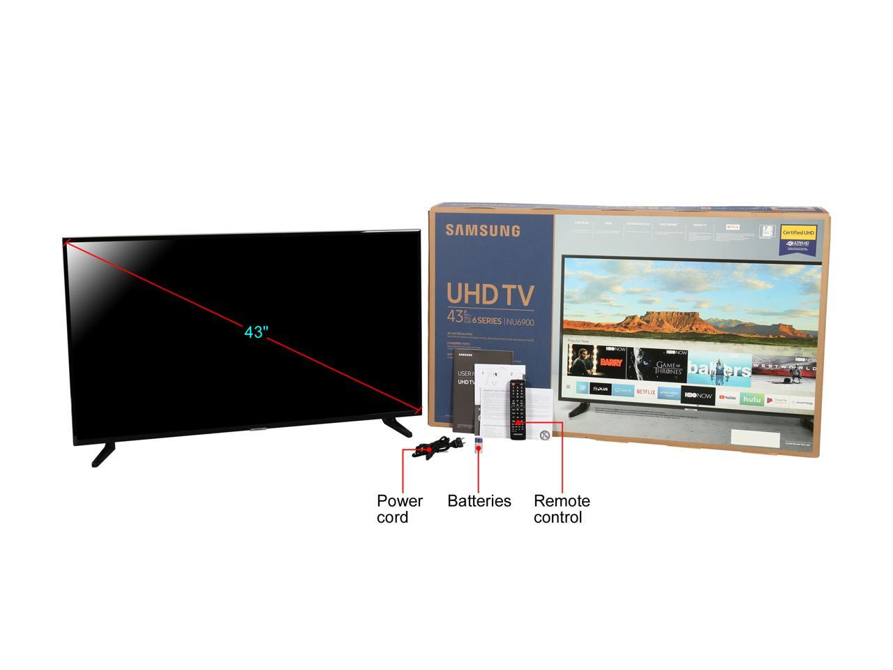 Open Box: Samsung NU6900 43" Smart 4K UHD 120 Motion Rate LED TV ...