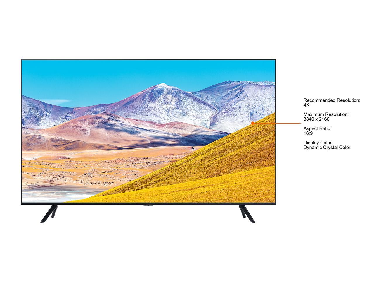 Samsung UN65AU8000FXZA 4K LED (2020) - Newegg.com