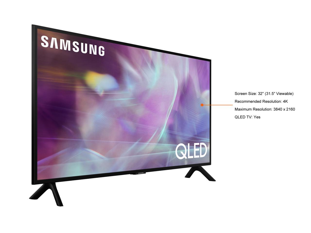 Samsung 32" Class Q60A QLED 4K UHD Smart TV QN32Q60AAFXZA 2021 - Newegg.com