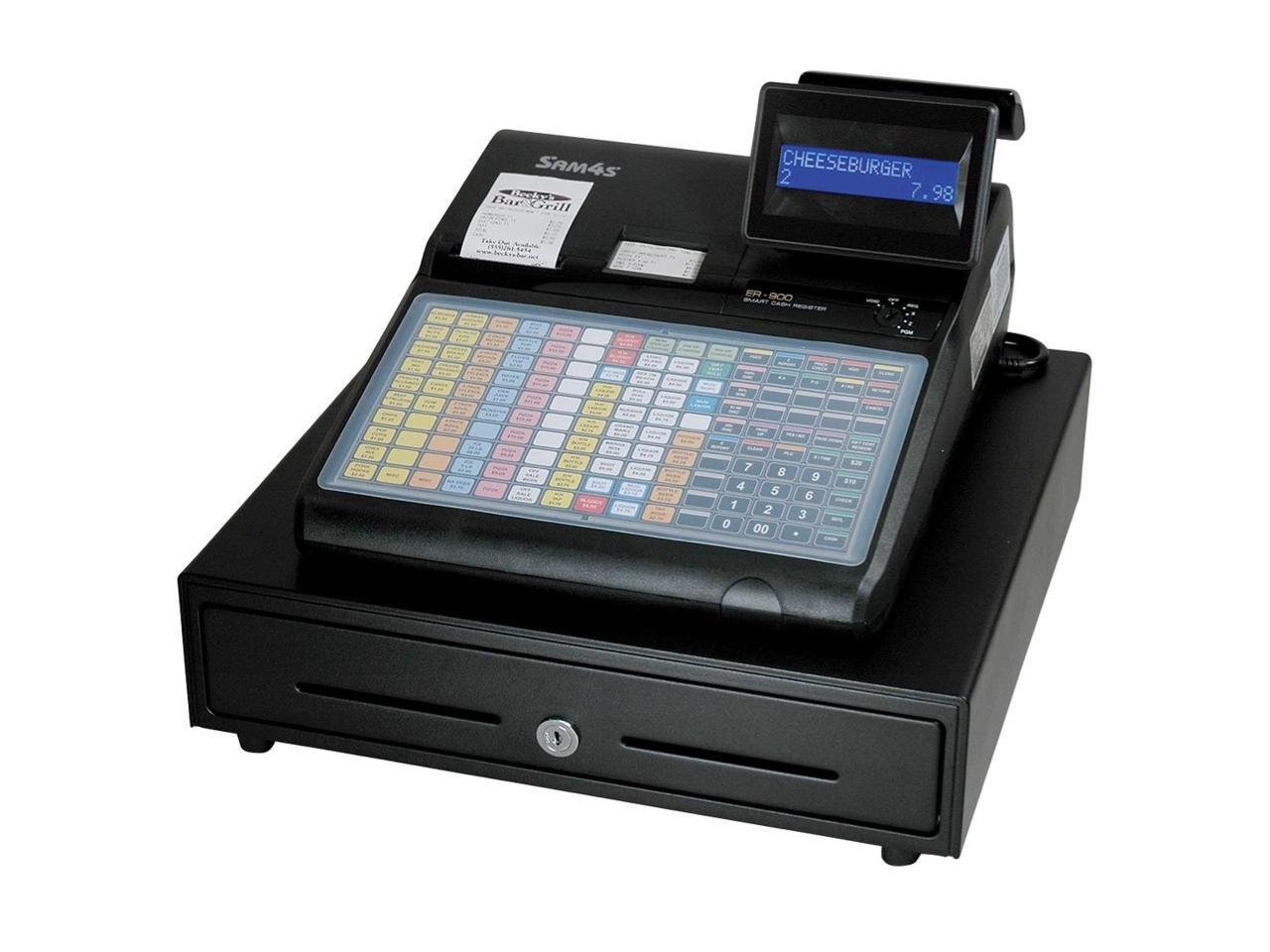 Sam4s ER-940 Multi-Use Electronic Cash Register, Flat-Key Flat, Spill ...