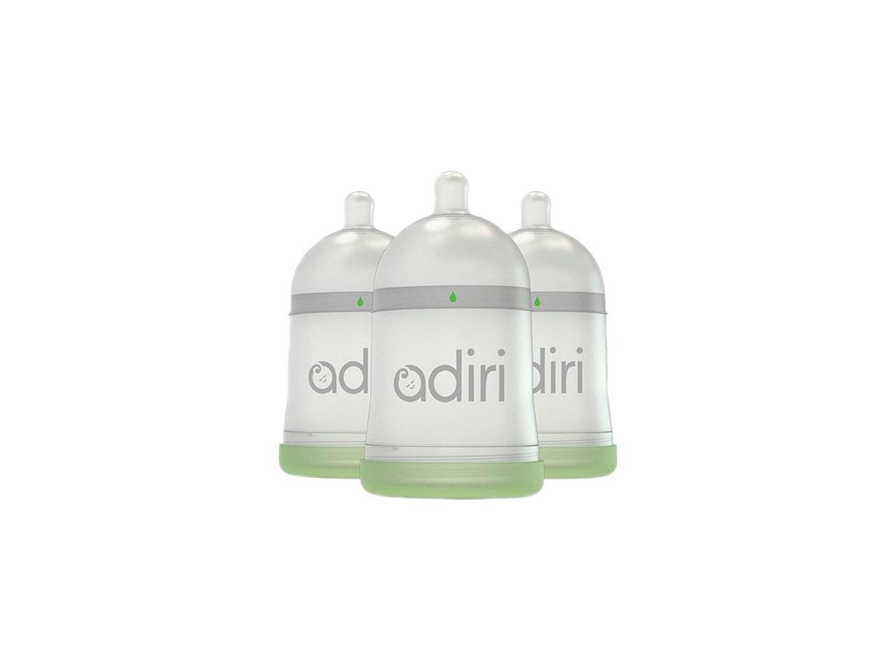 Adiri AD004WT-001C-3PK ADIRI NXGEN BABY BOTTLE 3 PACK 5.5OZ, WHITE 0-3 ...