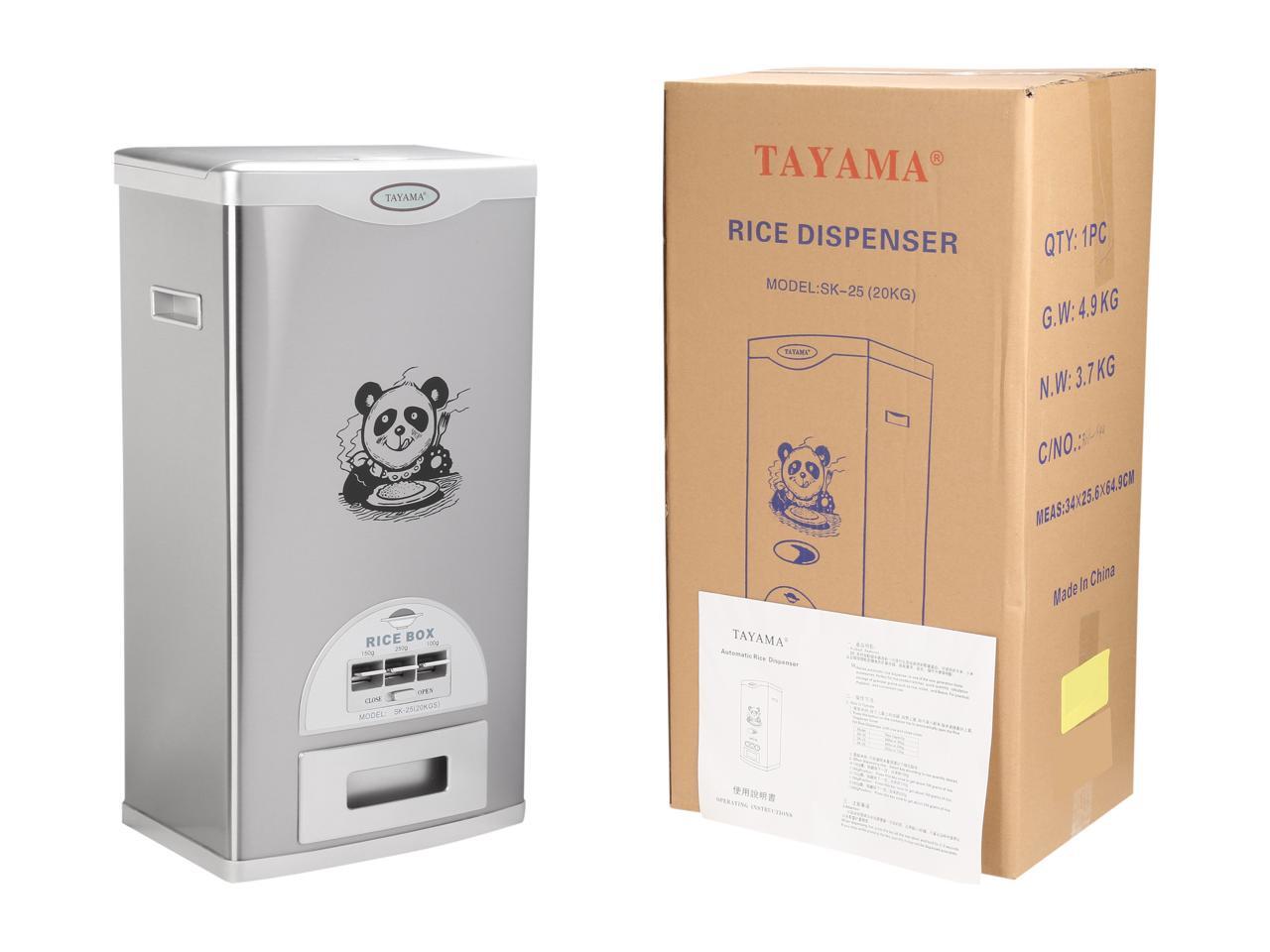 Open Box: Tayama SK-25 Silver Rice Dispenser - Newegg.com
