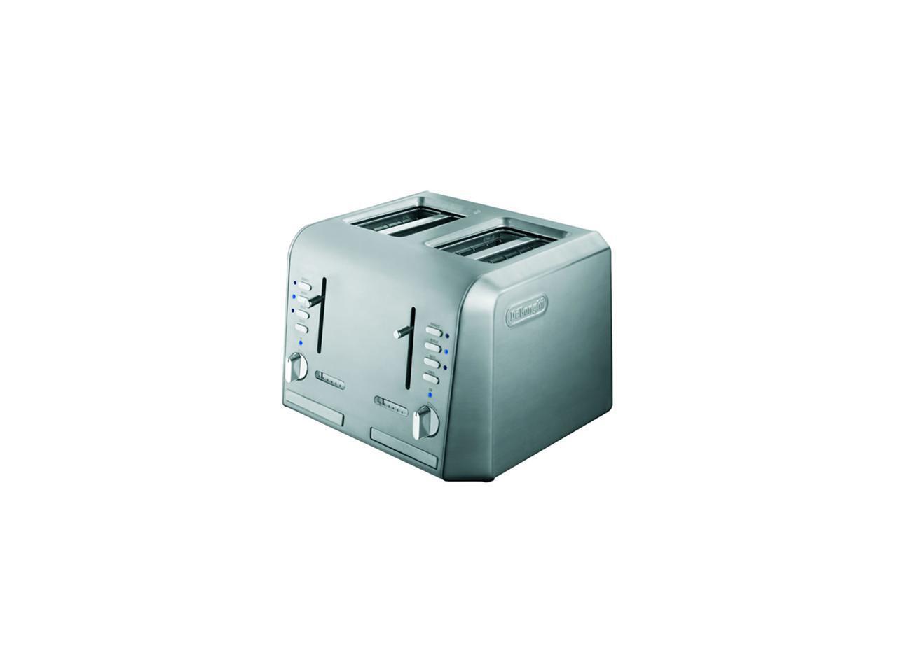 DeLonghi CTH4003 Silver 4 Slice Toaster - Newegg.com